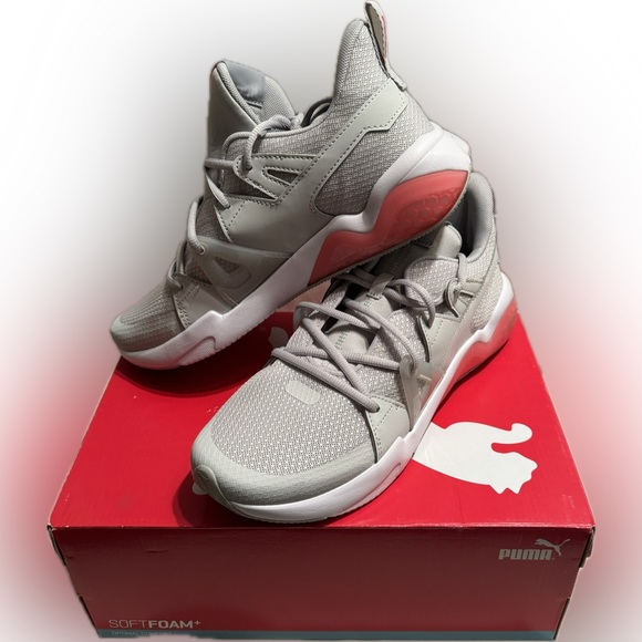 Puma | Shoes | Puma Cell Fraction Tennis Shoes Graypinkwhite Brand New ...